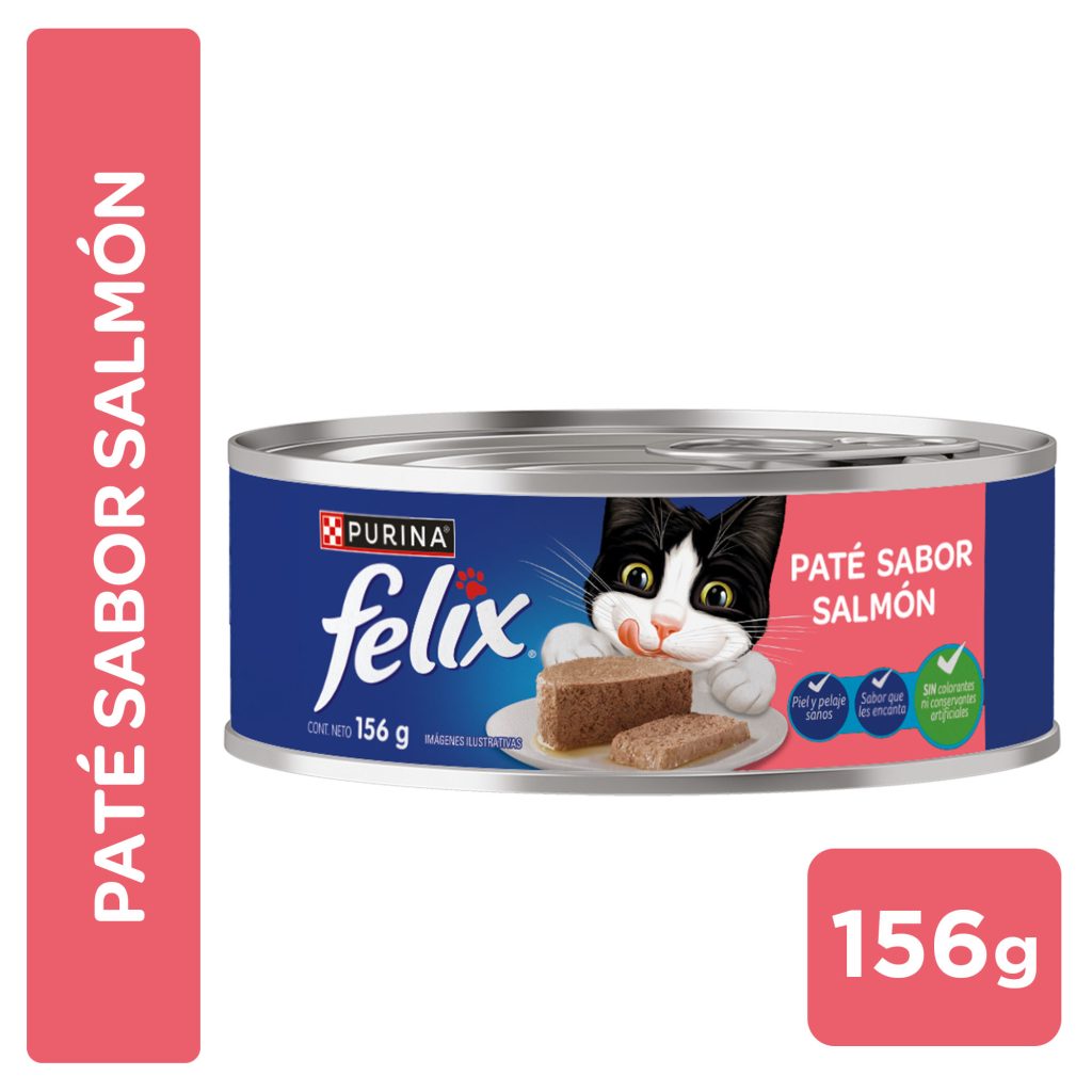 Compra Lata Felix Paté Salmón 156g en Red Pet